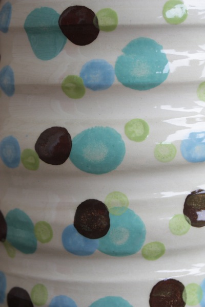 Kathy Dots Vase - SALE | Earth Angels Studios