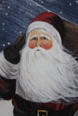 Red Santa 7x5 - SALE | Earth Angels Studios