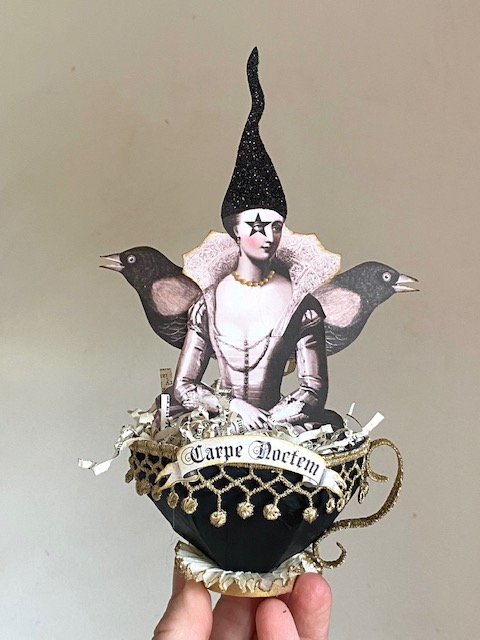 Carpe Noctum Halloween TeaCup | Earth Angels Studios