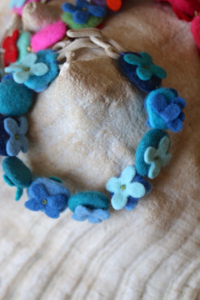 Floral Buttons Blue | Earth Angels Studios