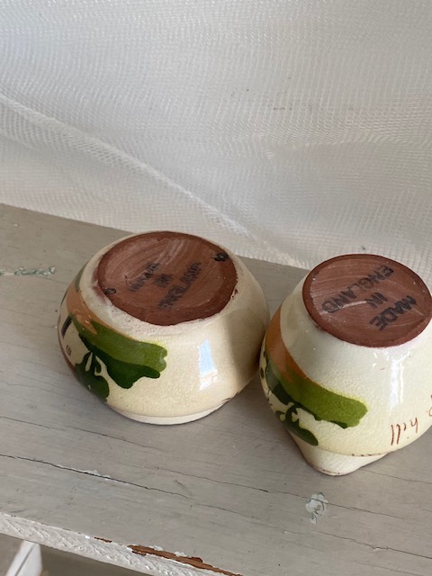 Mini Torquay Cottage Sugar & Creamer – Set #1 - SALE | Earth Angels Studios