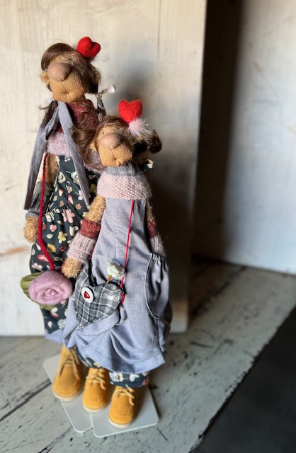Little Sister - Lo - OOAK Art Bear -22.5" /58cm | Earth Angels Studios