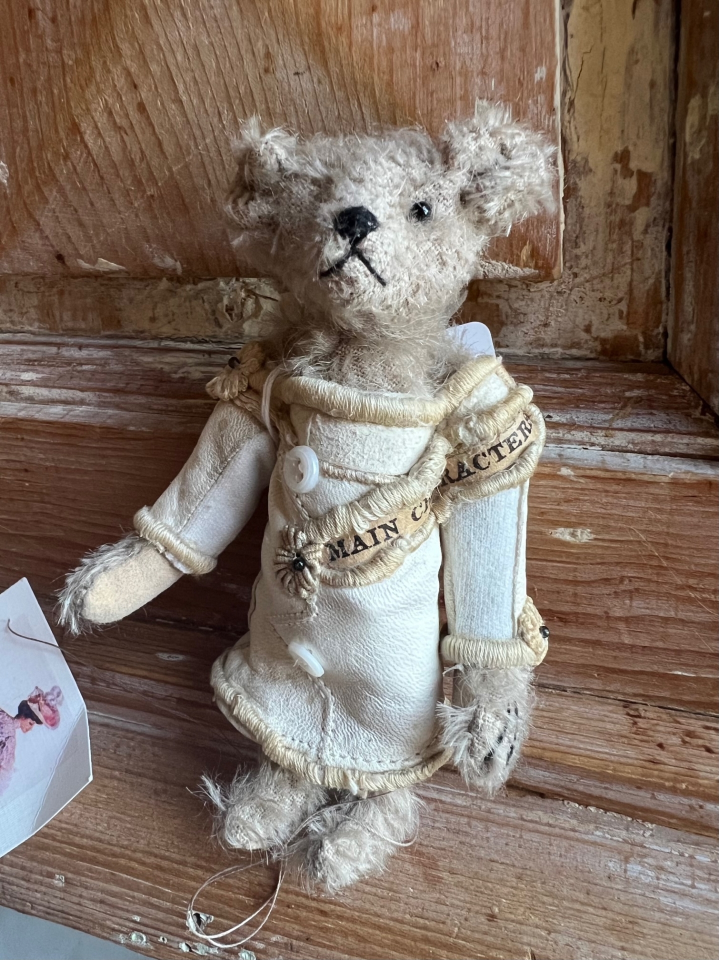 Her Main Event -- ooak art bear by Letty Worley | Earth Angels Studios