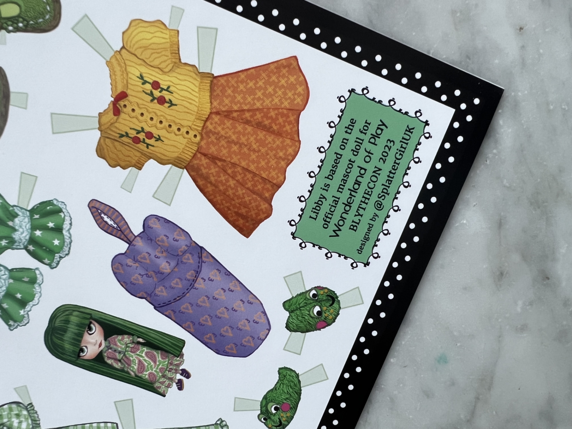 Libby Mascot - Wonderland of Play - Paperdoll | Earth Angels Studios