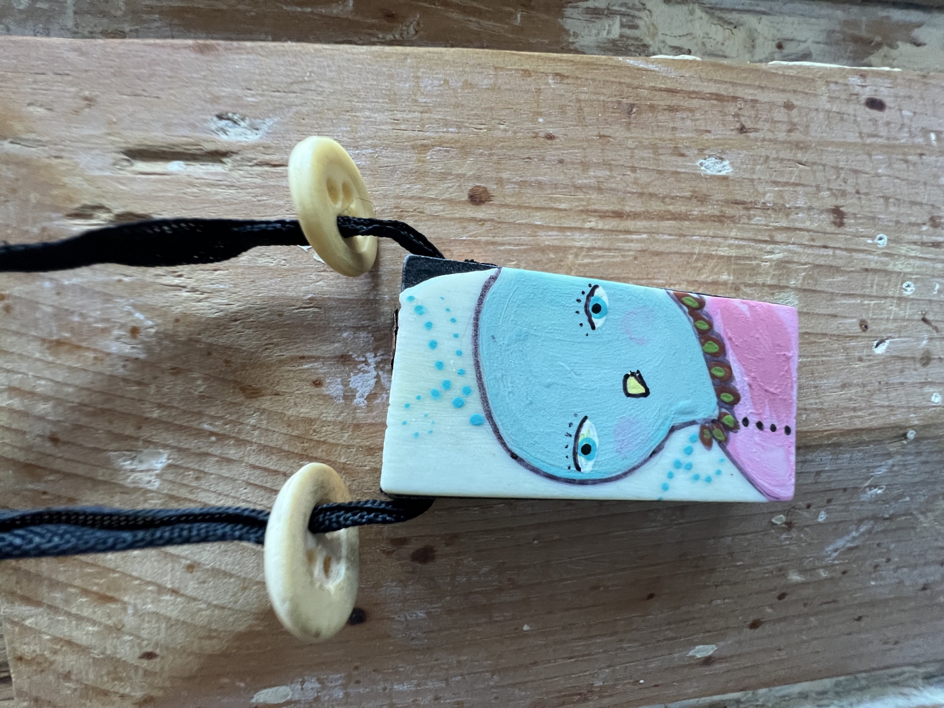 Birdie Wonder Gal MINI PAINTING - Charm Art by Stacey Bear SALE | Earth ...