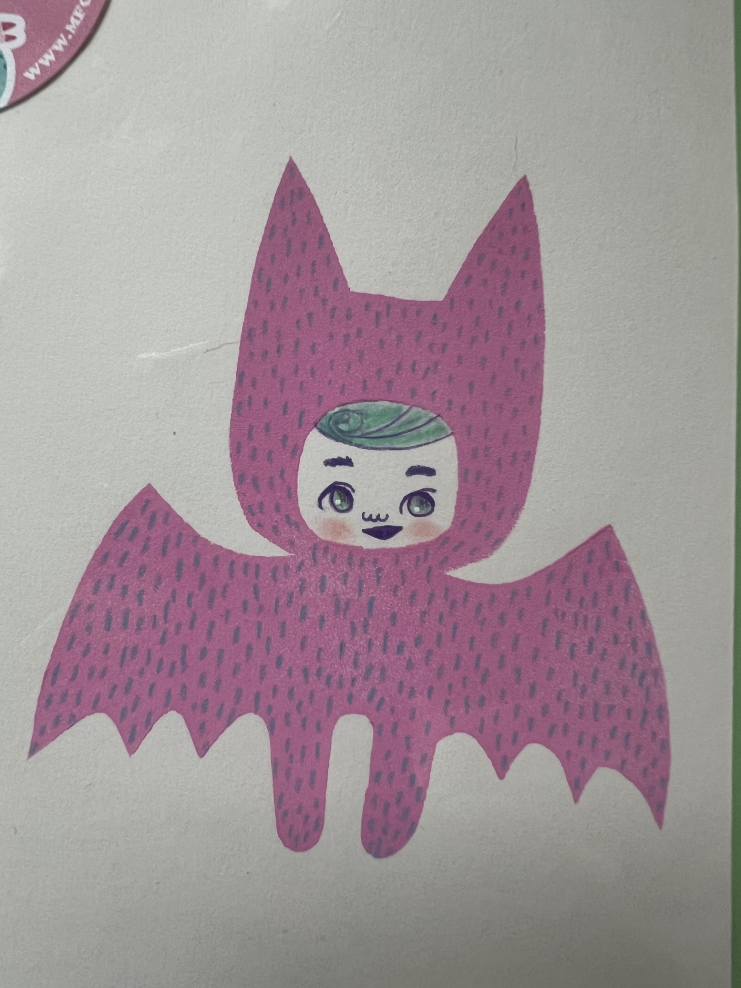 Camille Bat - original illustration by Cor - M for Monkey | Earth ...